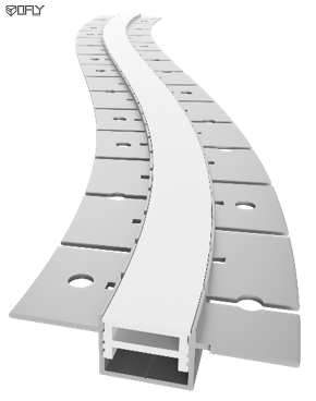 Flexible Alu Profile Flexible Led Channel Factory- Ofly