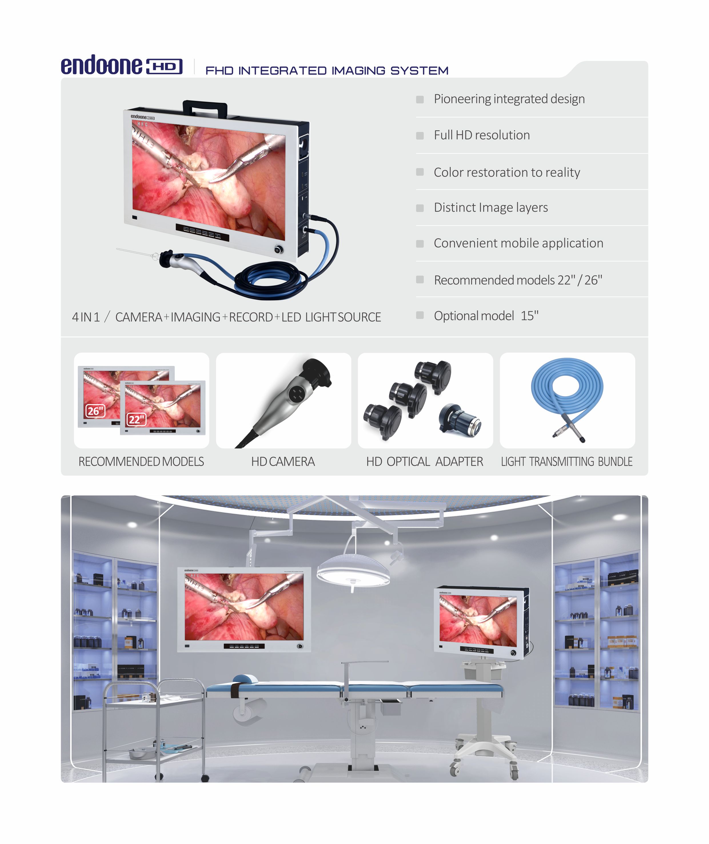 HD All in one endoscopic imaging system manufacturer Softlink Medical
