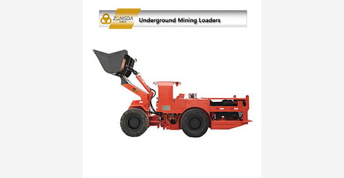 2 Ton Side Dumping Low Profile Mining Underground Wheel Loader , - ZONGDA