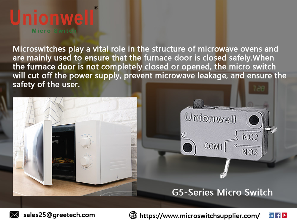 Ensuring safety and functionality: the role of micro switches in microwave oven doors - Unionwell