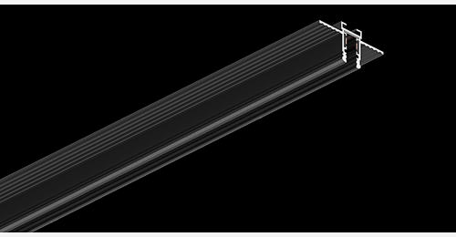 UN5-D Magnetic Track Light，Black Embedded Concealed Track，Embedded ...