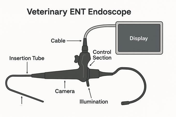 What Is a Veterinary ENT Endoscope? - Innavi