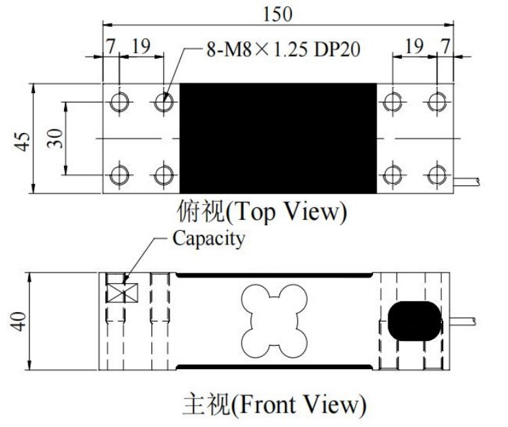 Sensor de celda de peso del haz paralelo , Sensor de celda de peso del ...
