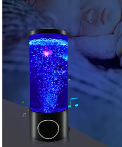 jellyfish lava lamp bluetooth speaker | noveltylamp.com