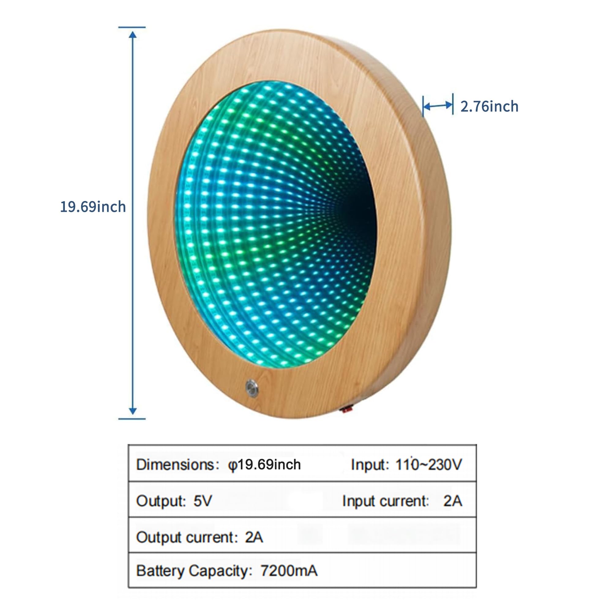 infinite mirror | noveltylamp.com