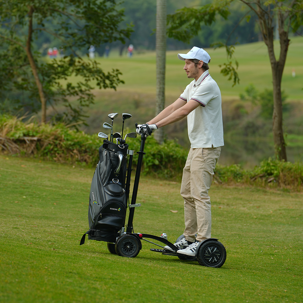 EsGolf - Hop On Golf Trolley | Board Scooter for the Modern Golfer