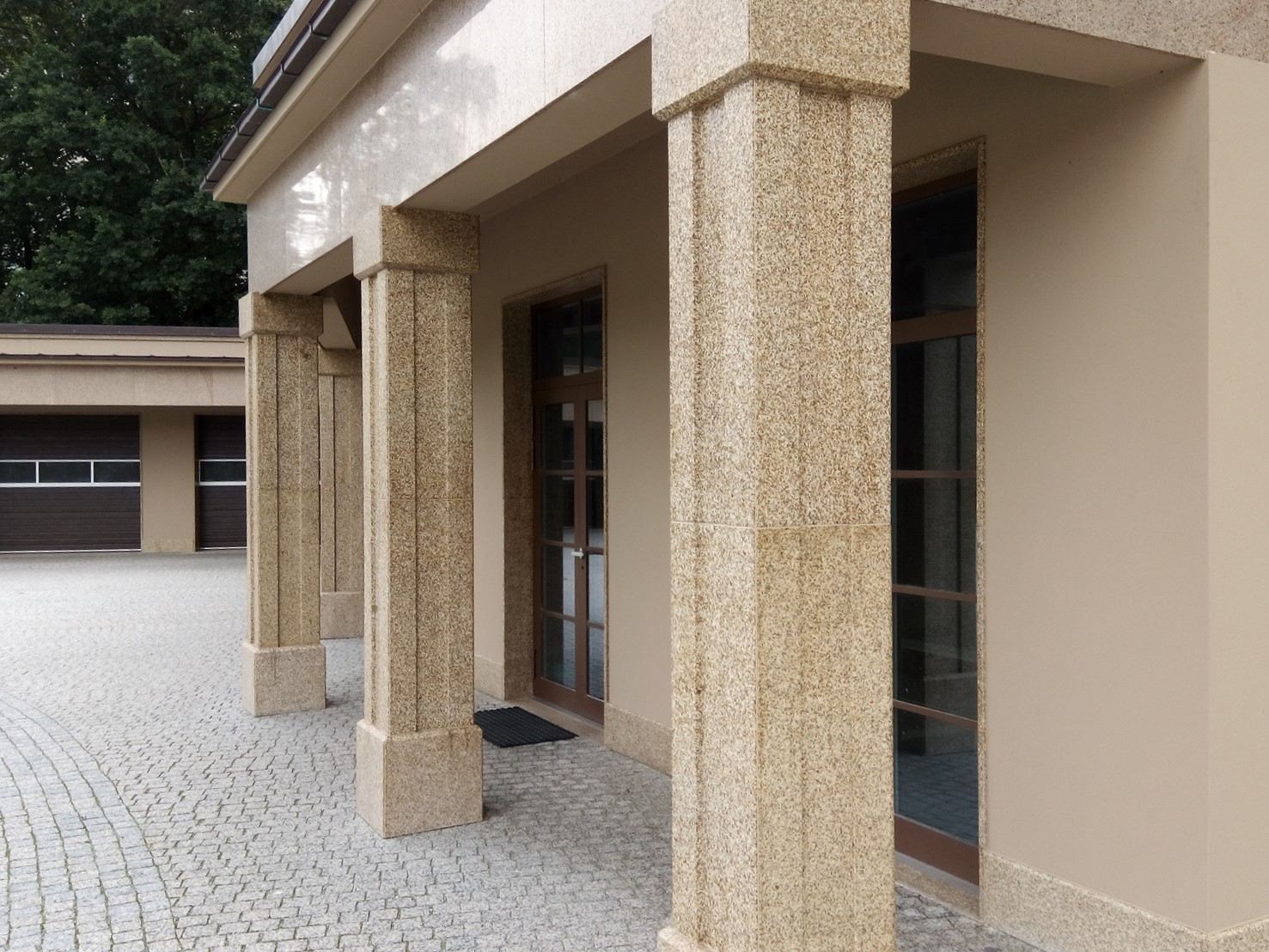 Enhances Latvia Architecture with Premium Granite Walls Columns - raise ...