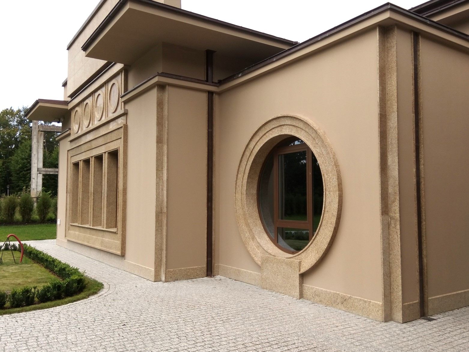 Enhances Latvia Architecture with Premium Granite Walls Columns - raise ...