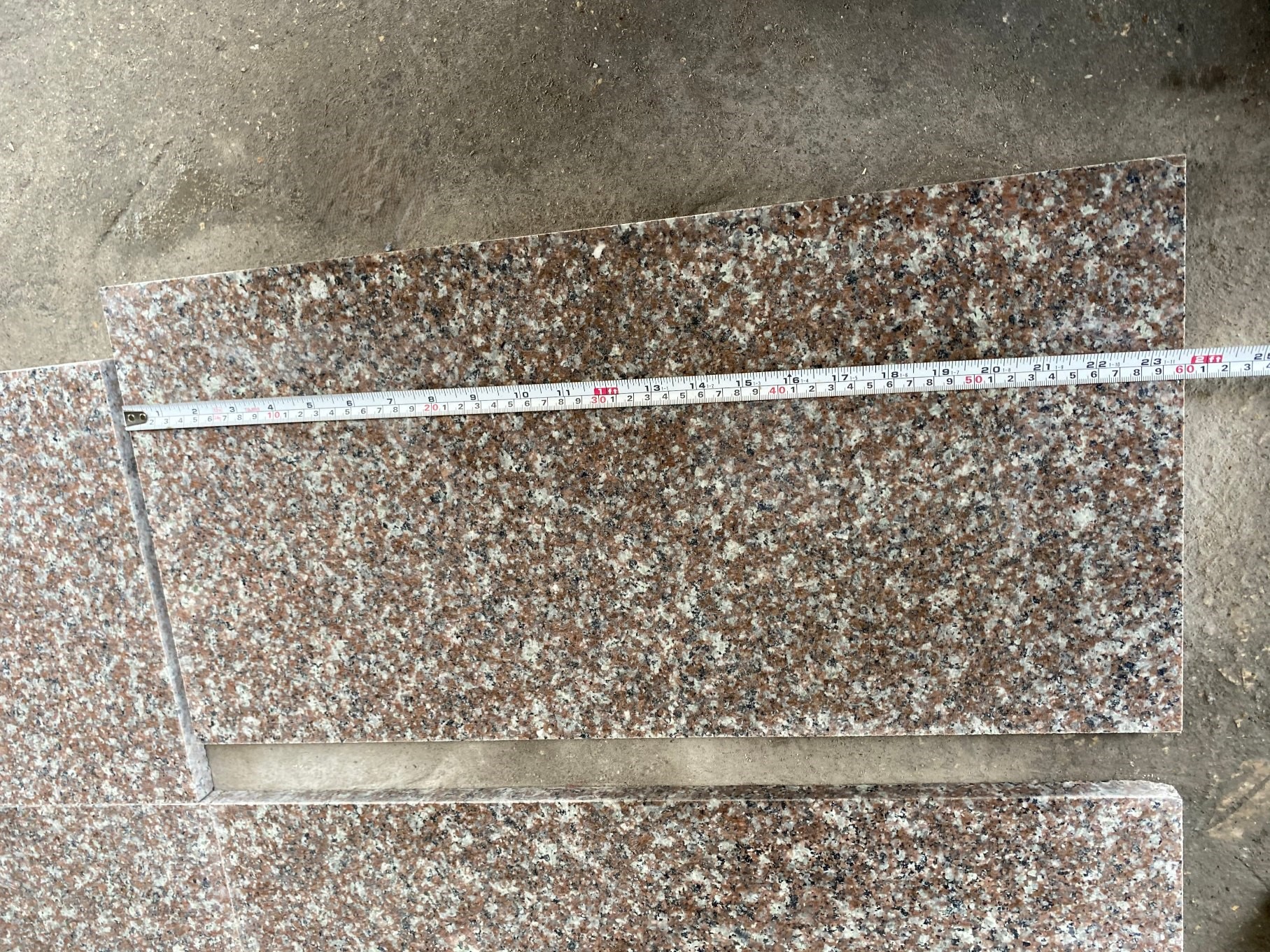 G684 Brown Granite Fancy Brown Granite Cut to Size Paver - raise stone