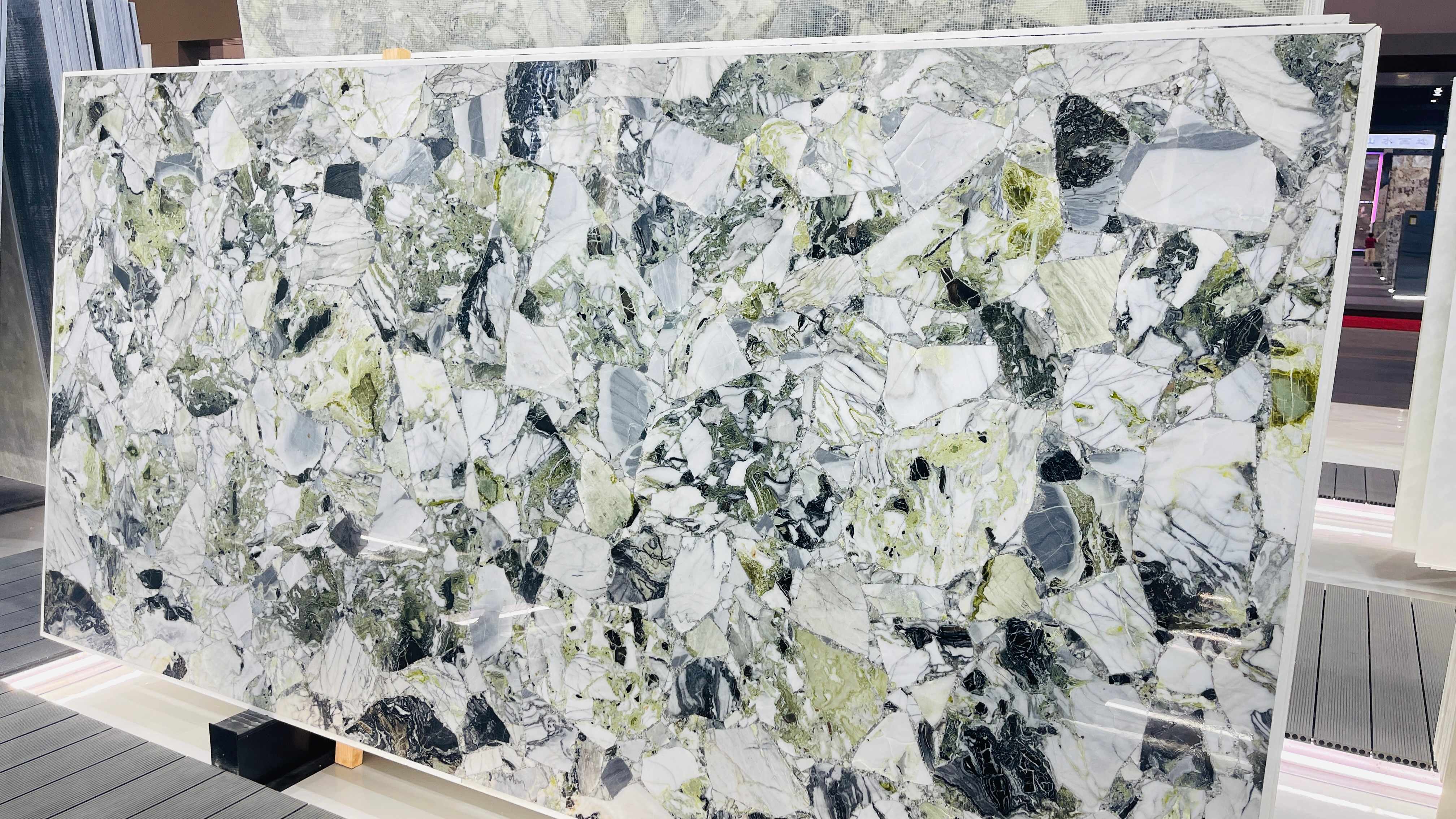 Ice Jade Luxury Slab - raise stone