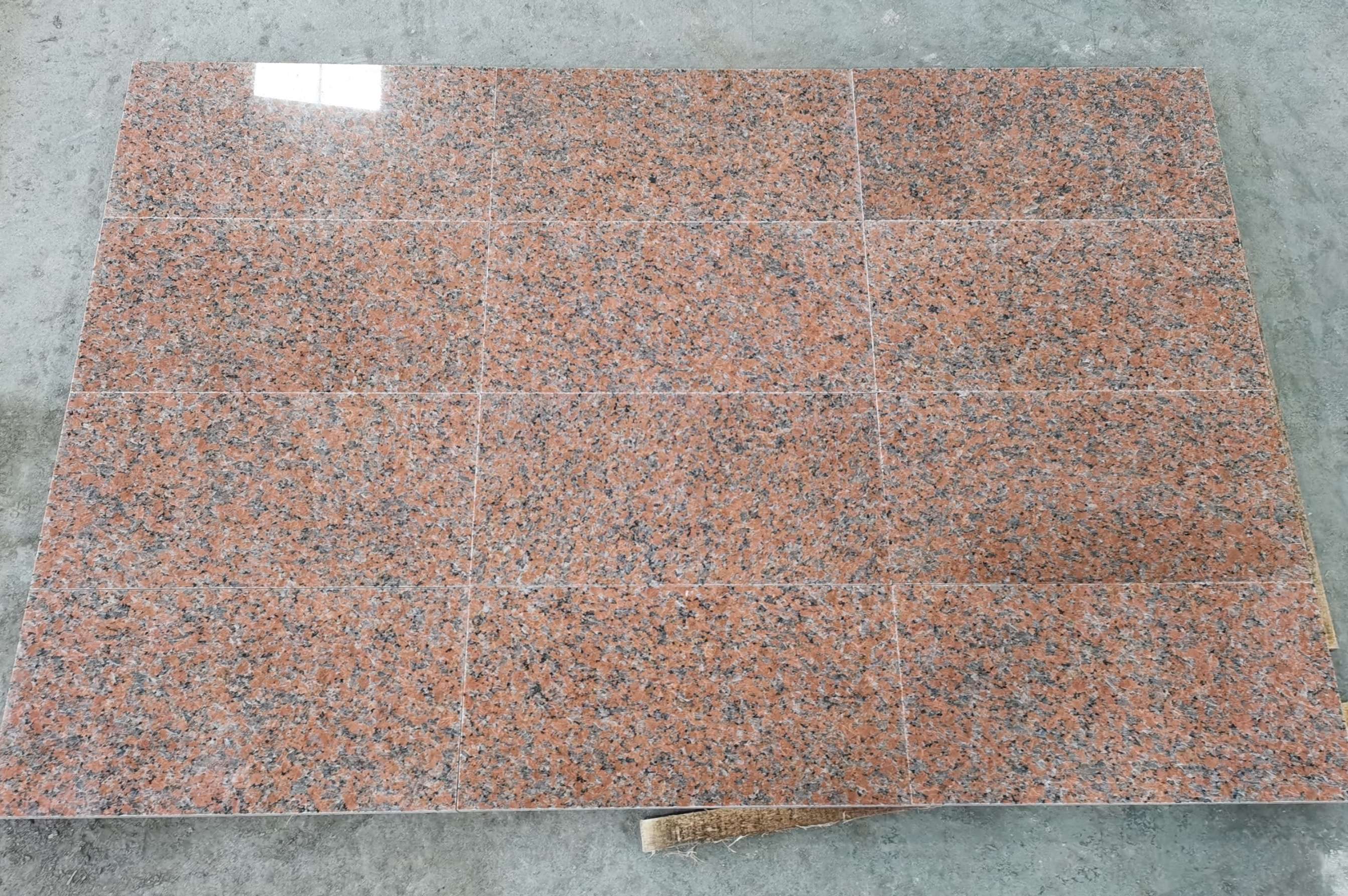 Maple Red G562 Granite Tiles - raise stone