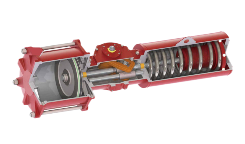 Athena|Spring-Return Scotch Yoke Pneumatic Actuator