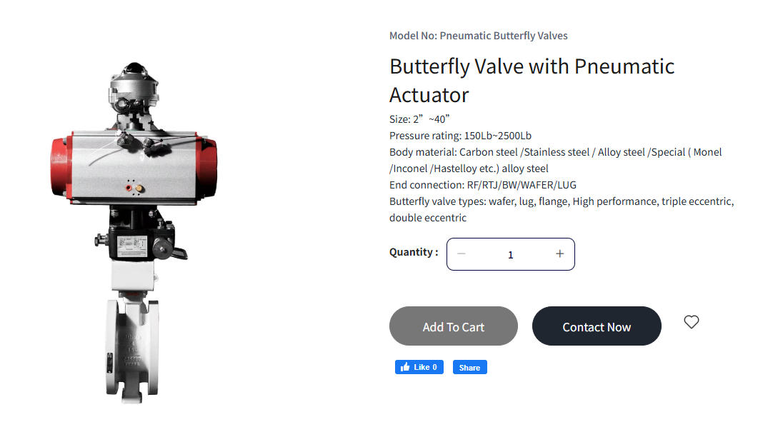 Comprehensive Guide to Pneumatic Actuator Butterfly Valves - Valen Tech