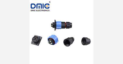 Waterproof aviation panel mount cable connector-DMIC