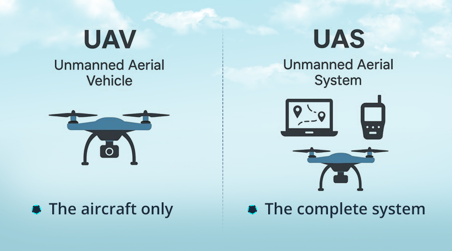UAV vs UAS: Key Differences Explained | TYI Drone