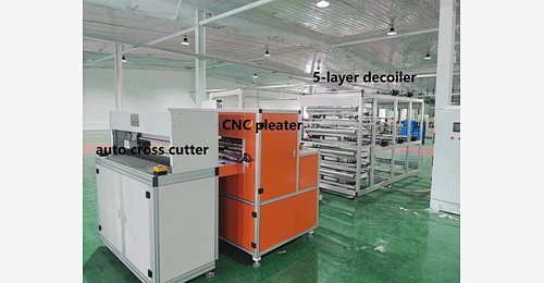 CNC Knife Pleating Machine , blade pleating machine