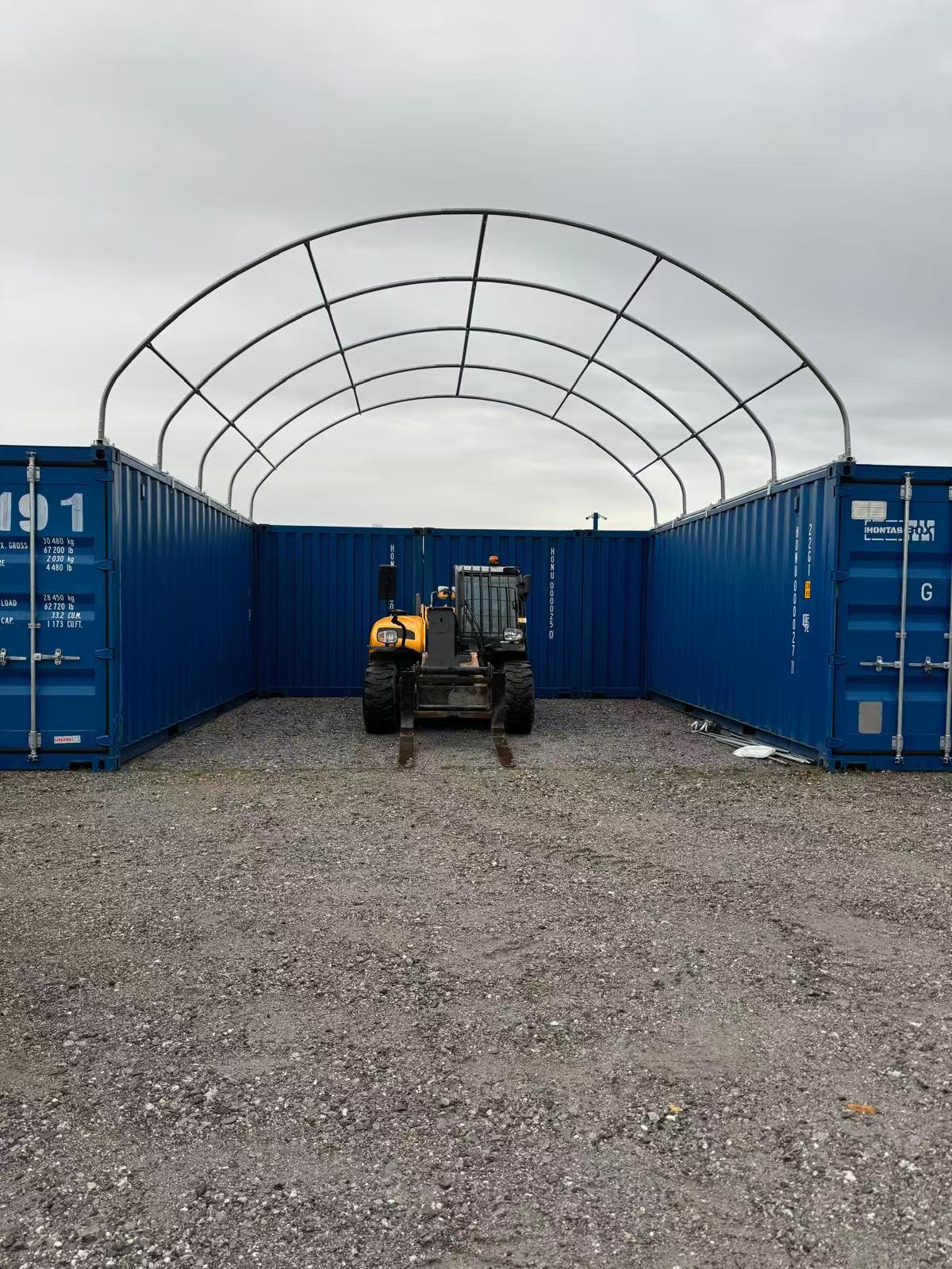 Container tent