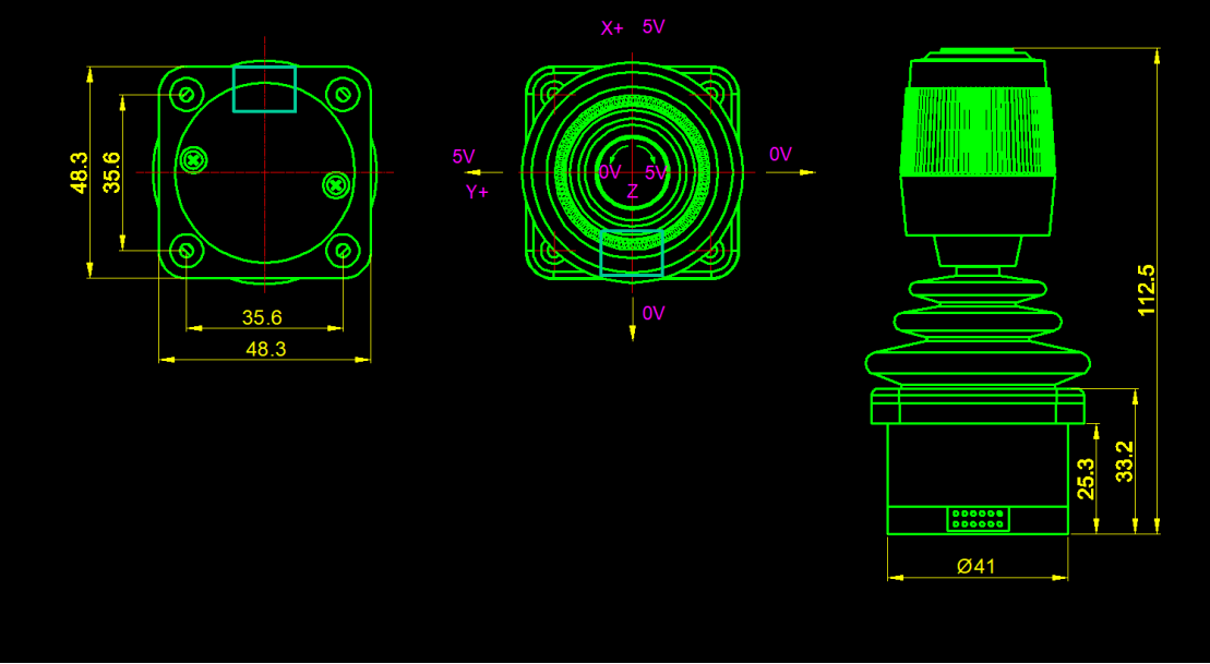 Industrial joystick mouse for pc supplier - SHENZHEN KEYU