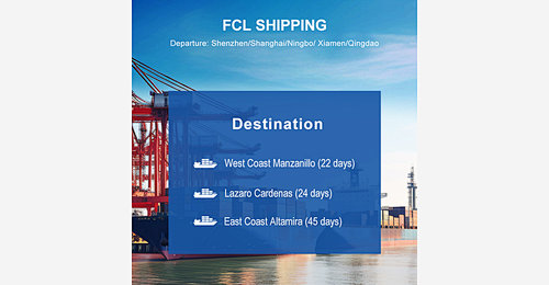 FCL sea freight China to Mexico - Sunny Worldwide Logistics