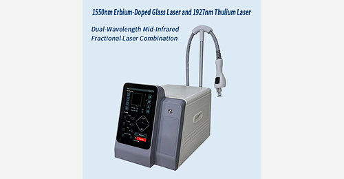 The 1550nm and 1927nm dual-wavelength fractional laser