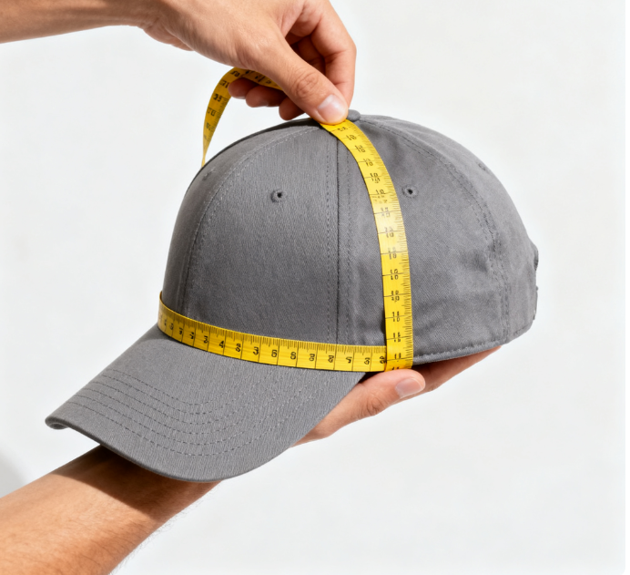 How to measure the size of baseball cap