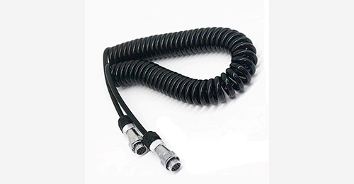 7-Core Waterproof Video Cable PU Spring Cable