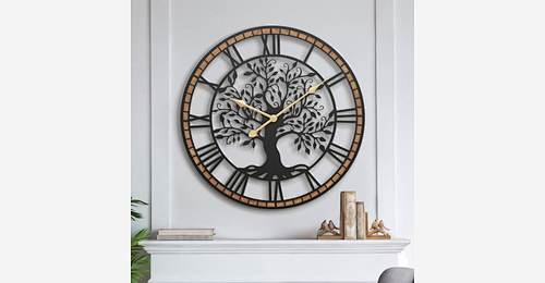 Tree of Life Metal Outdoor Clock | PowerLon