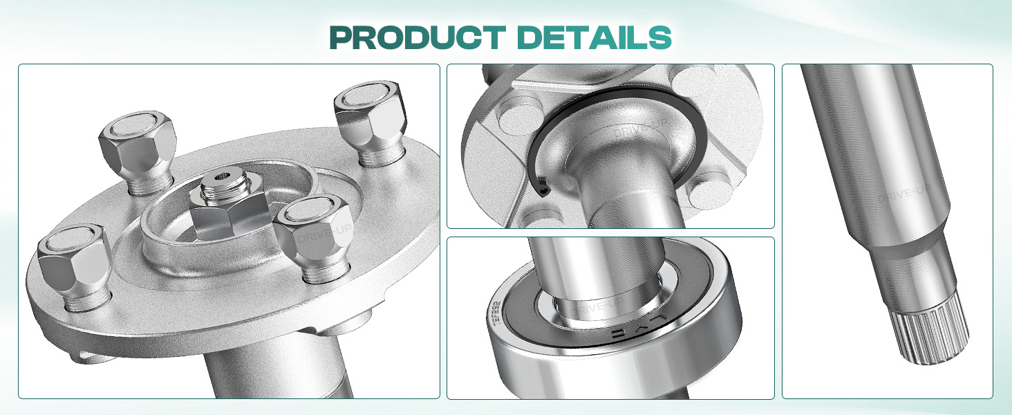 Golf Cart Rear Axle Shaft | G29 Driver Side | Drive-up