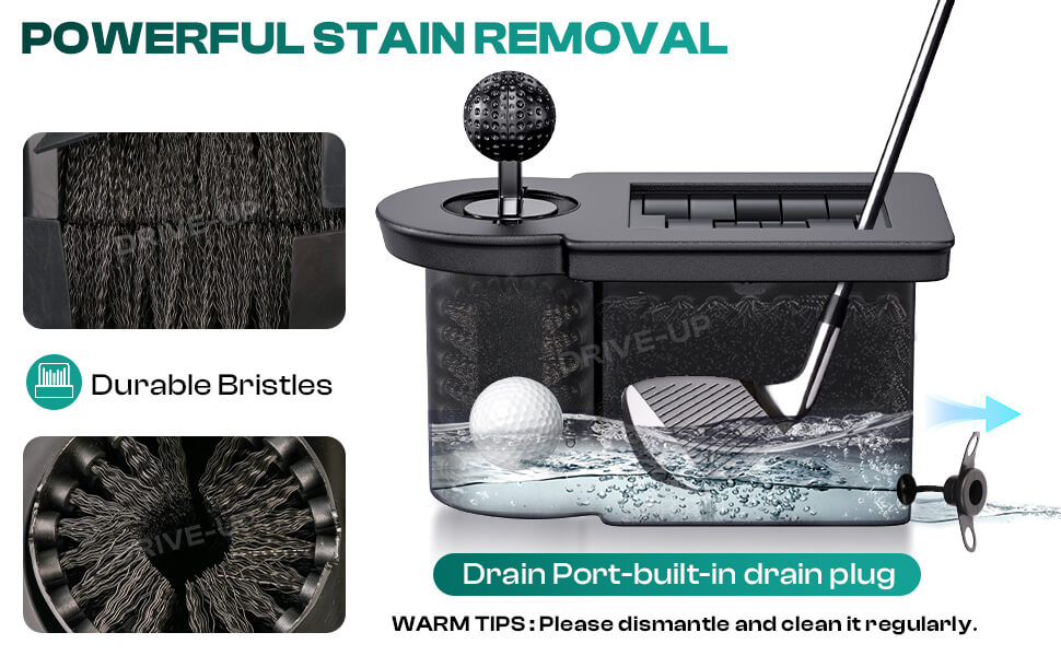 Universal Golf Club Cleaner and Ball Washer Kit | Drive-up