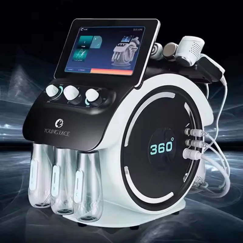 QM-610+ 6-in-1 Hydrofacial Machine — 360° Visual Hydrogen-Oxygen Facial ...