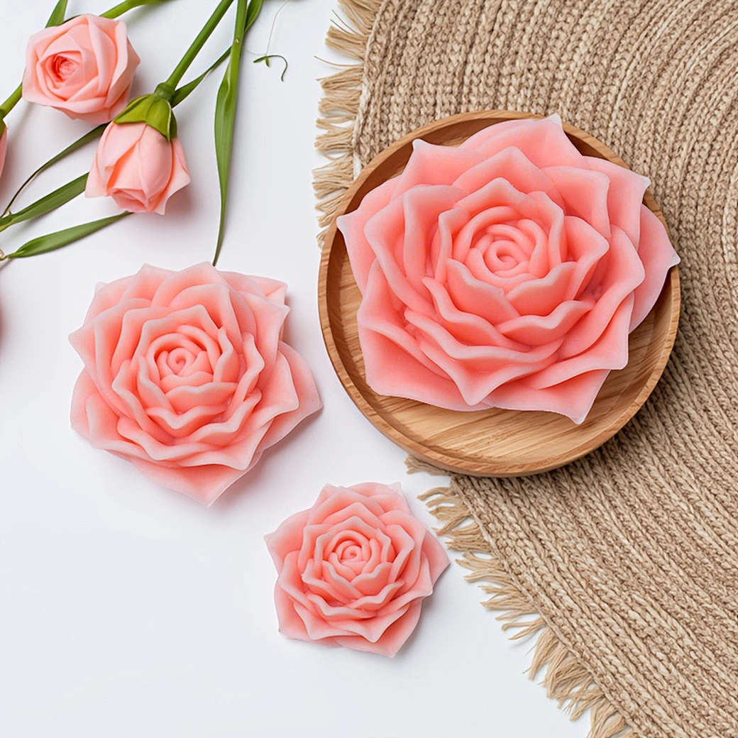 Create Romantic Home Decor with Our 3D Flower Silicone Molds
