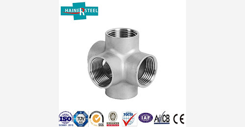 MSS-SP-114 Stainless Steel Threaded Five Way Cross