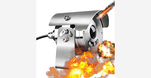 ATEX IK10 Explosion Proof 180° Fisheye CCTV Cameras