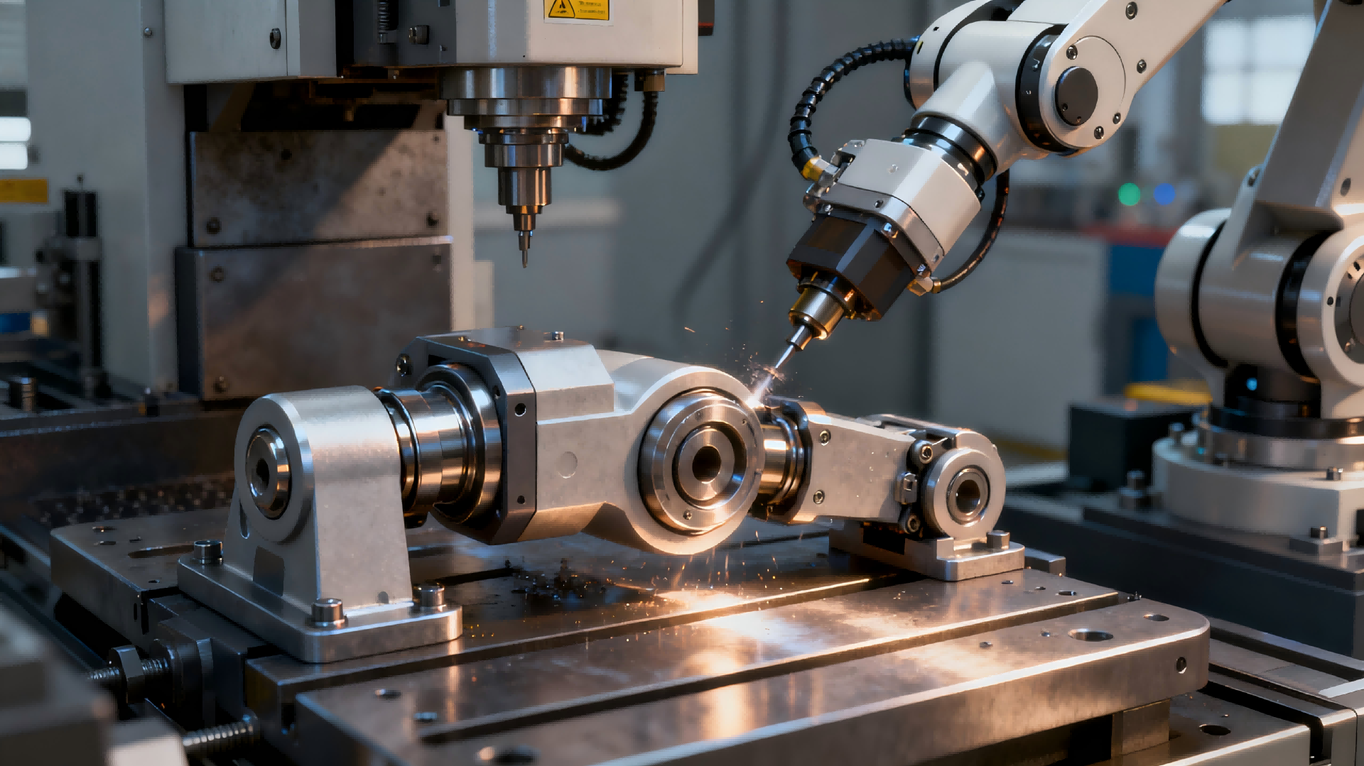 How 5-Axis CNC Shapes Advanced Robot Joints | Daxin Century