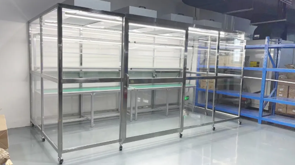 洁净棚搭建类型 | 防静电帘、亚克力及移动方案 - 华控净化