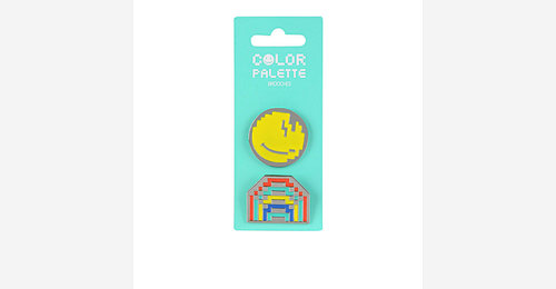 SET OF 2 BROOCHES COLOR PALETTE from China Manufacturer - Ningbo Syloon ...