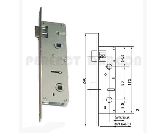 DOOR LOCK L8015-Ningbo Perfect Dragon