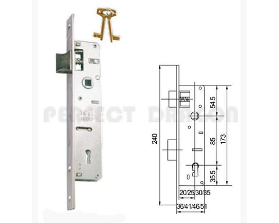 DOOR LOCK L8011-Ningbo Perfect Dragon