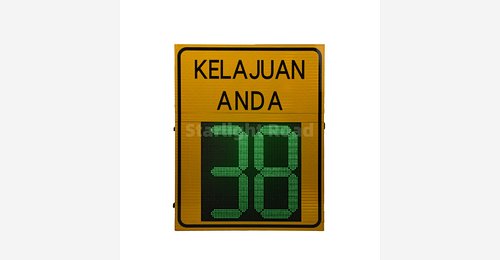 Solar-Powered Radar Speed Sign of Starlight Road ITS