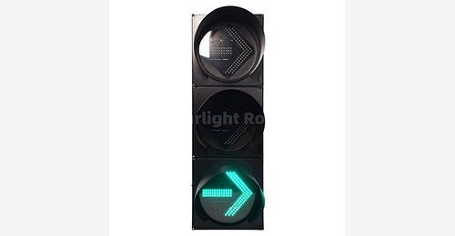 3 Section Clear Lens RYG Arrow LED Traffic Vehicle Signal Light head of ...